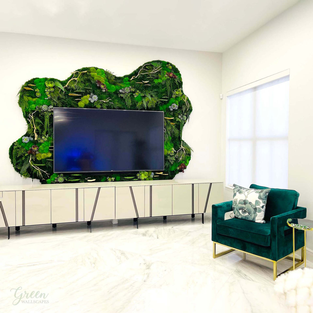 Moss Frames for TVs – Green Wallscapes