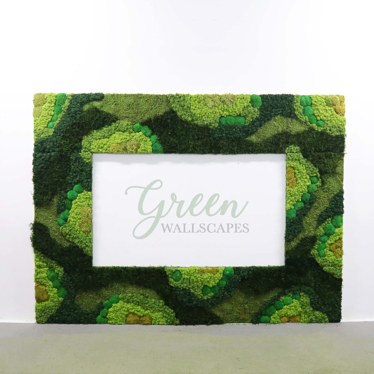 Moss Frames for Logos – Green Wallscapes